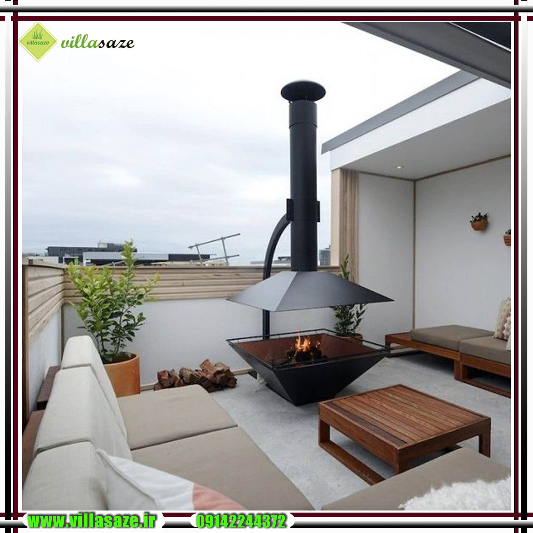 آتشدان الماس - فروشگاه اینترنتی ویلاسازه