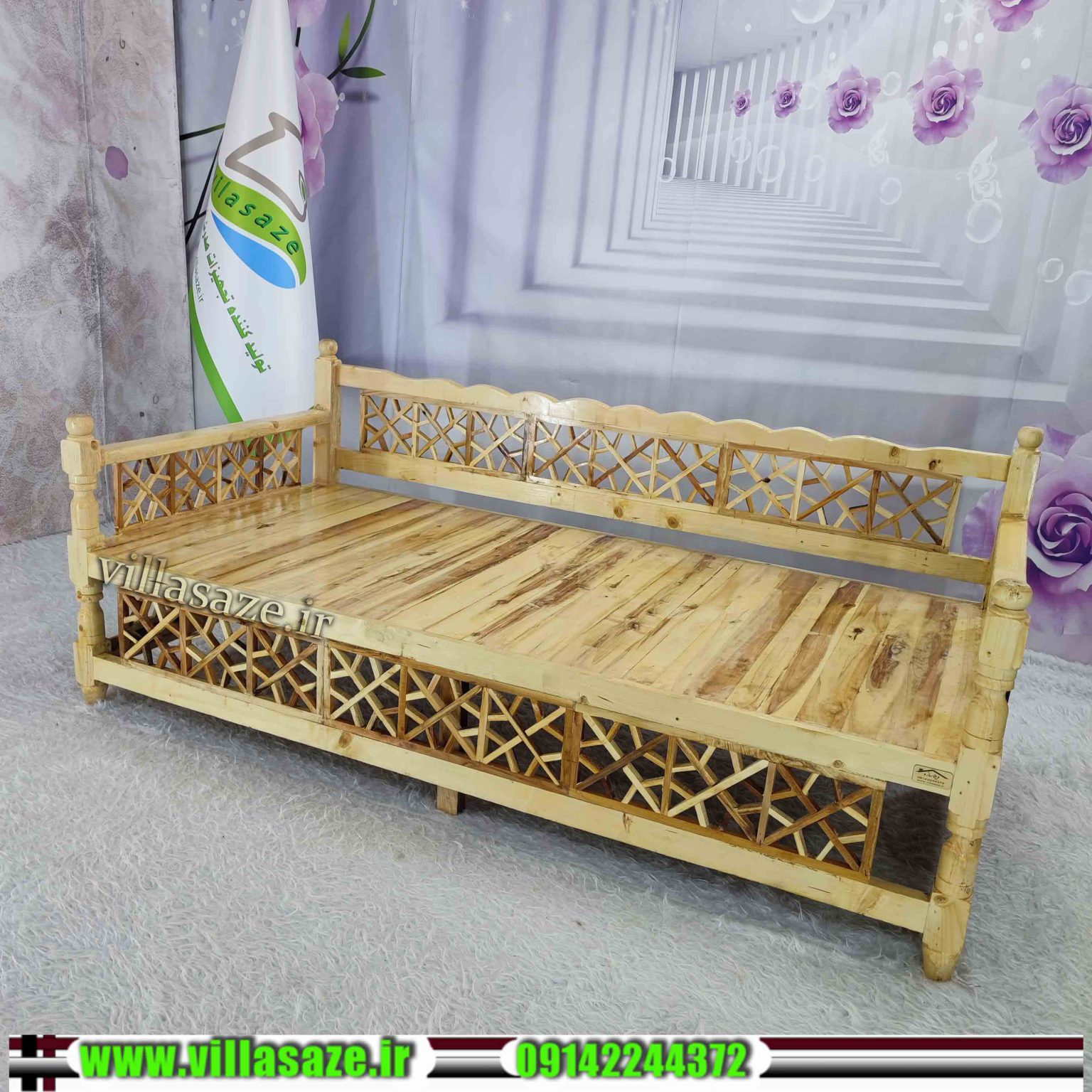 تخت سنتی شاه نشین - فروشگاه اینترنتی ویلاسازه