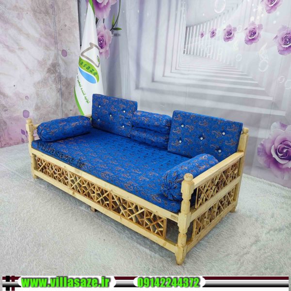 تخت سنتی بدون مشبک با شاه نشین - فروشگاه اینترنتی ویلاسازه
