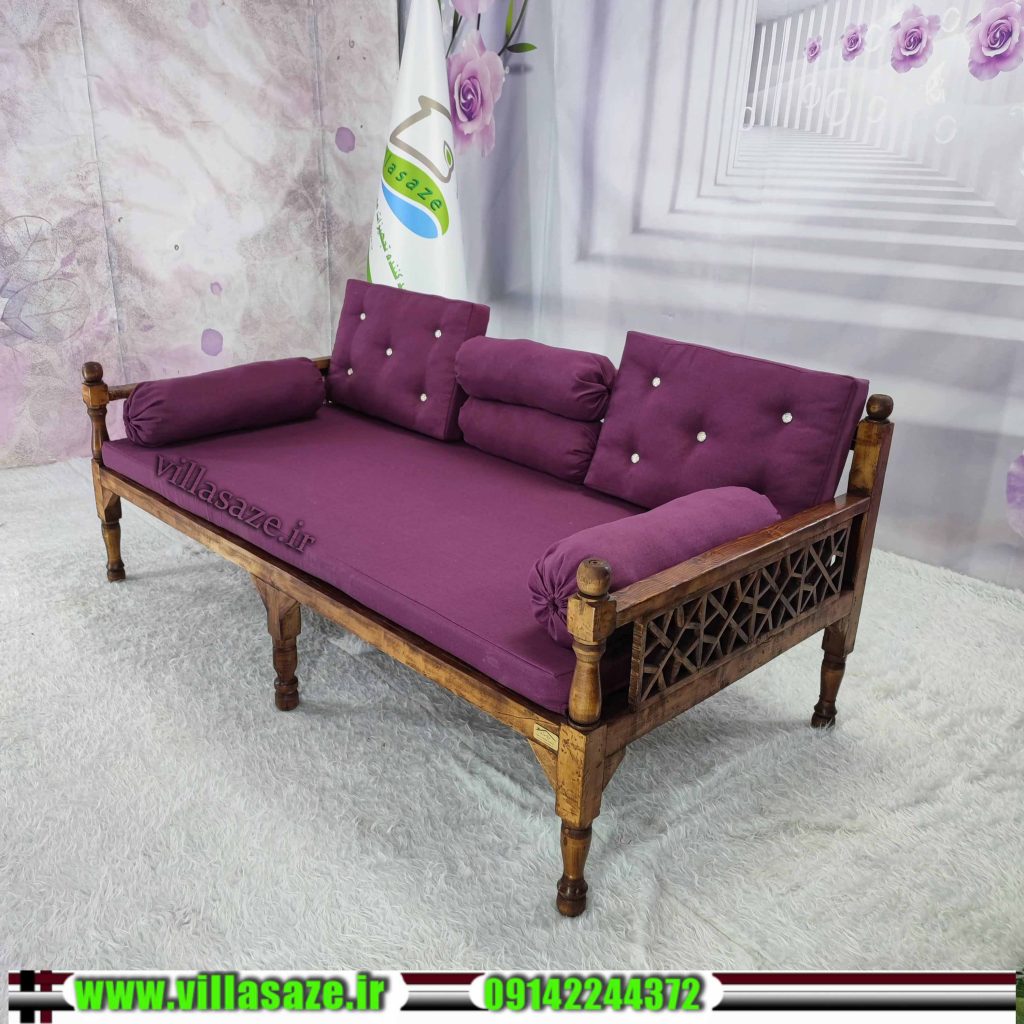 تخت سنتی بدون مشبک با شاه نشین - فروشگاه اینترنتی ویلاسازه
